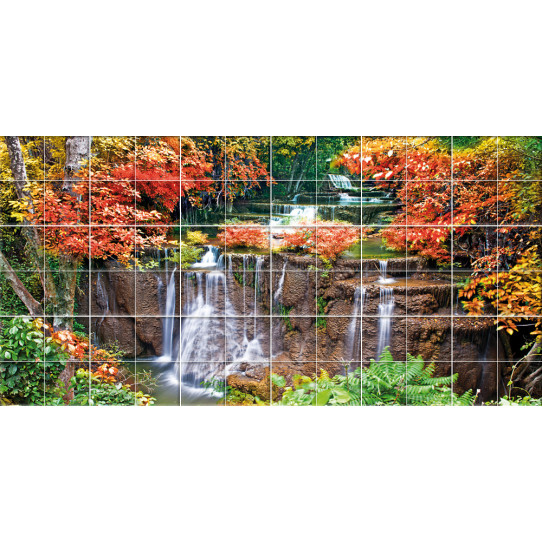 Stickers carrelage cascade - Des prix 50% moins cher qu'en magasin