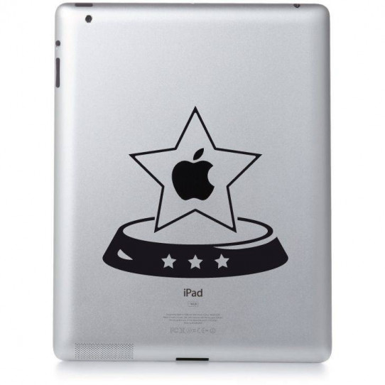 Stickers ipad 3 stars - Des prix 50% moins cher qu'en magasin
