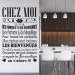 Stickers citation chez nous ... - Des prix 50% moins cher qu'en magasin