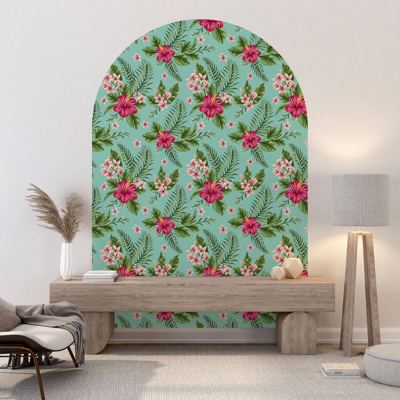 Stickers Arche - Motif floral - Des prix 50% moins cher qu'en magasin