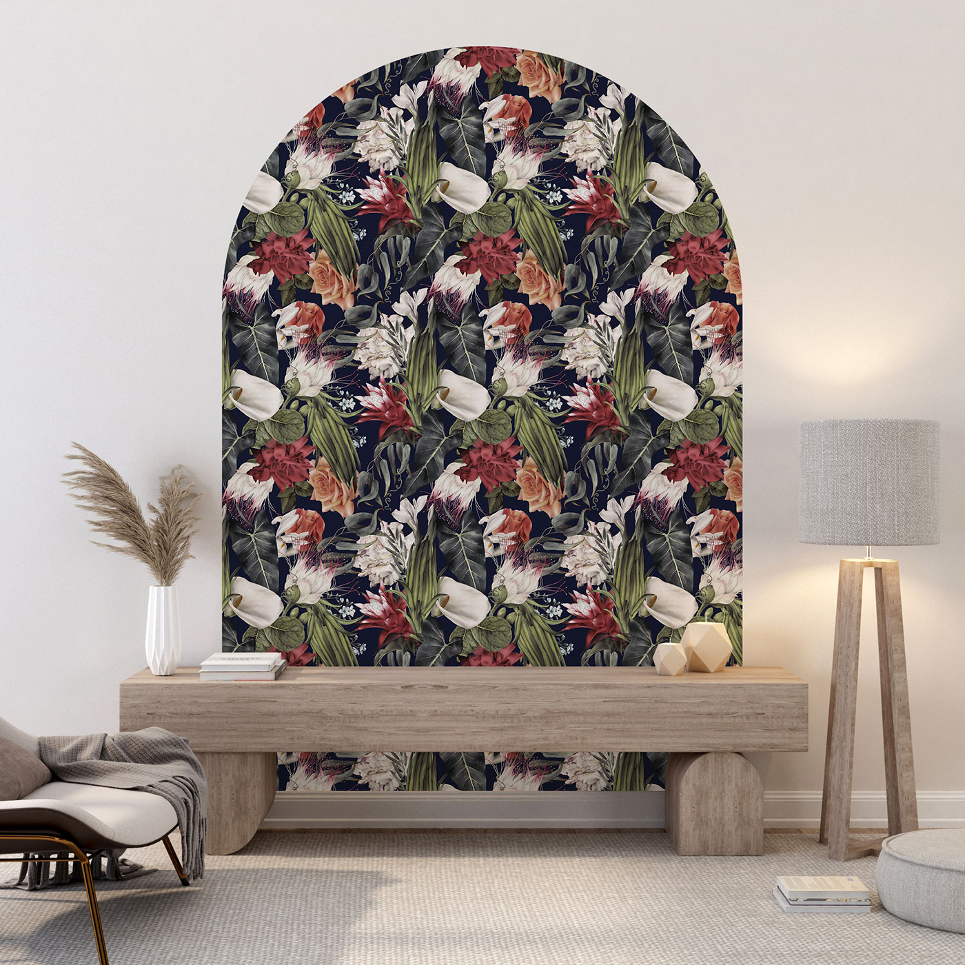 Stickers Arche - Motif floral - Des prix 50% moins cher qu'en magasin