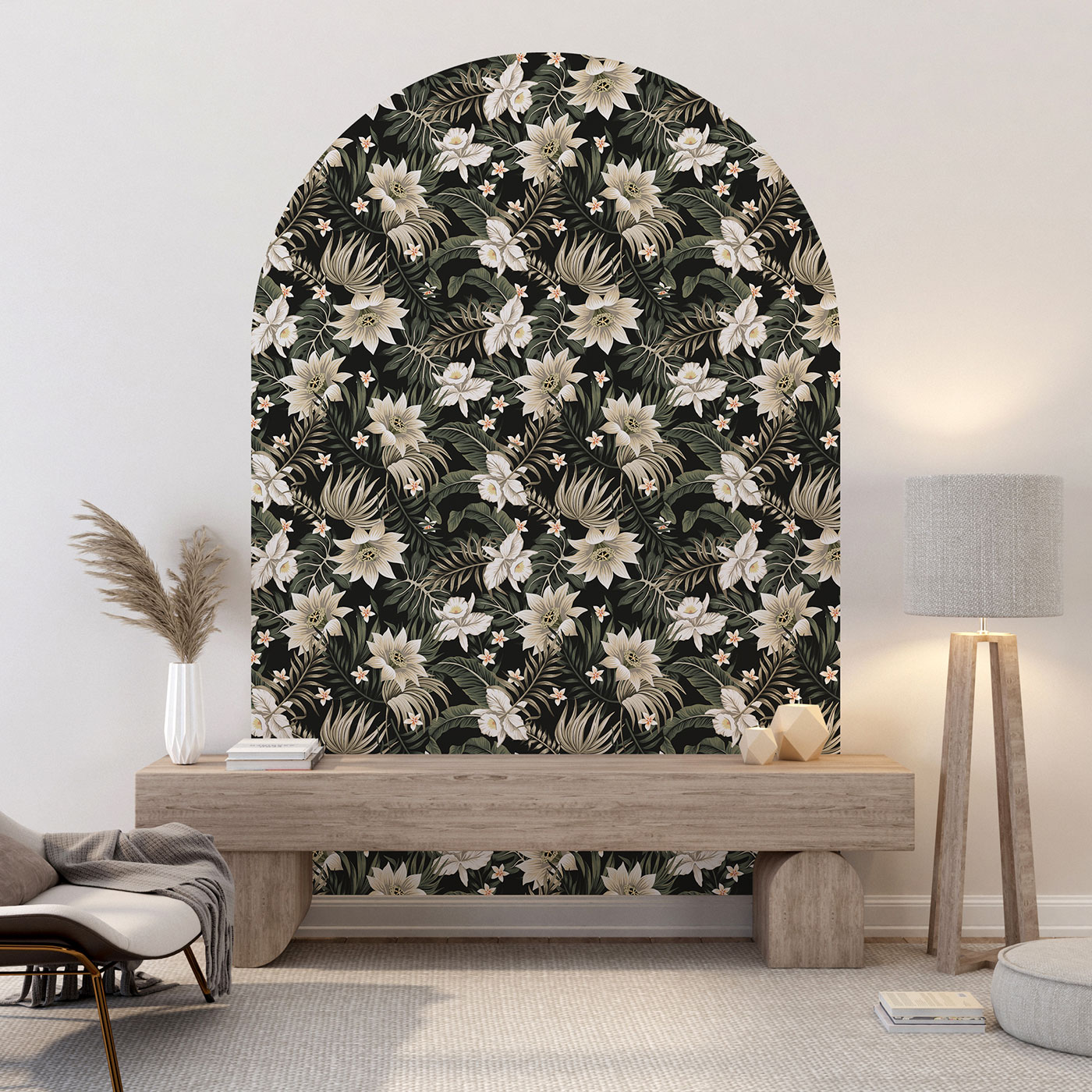 Stickers Arche - Motif floral - Des prix 50% moins cher qu'en magasin