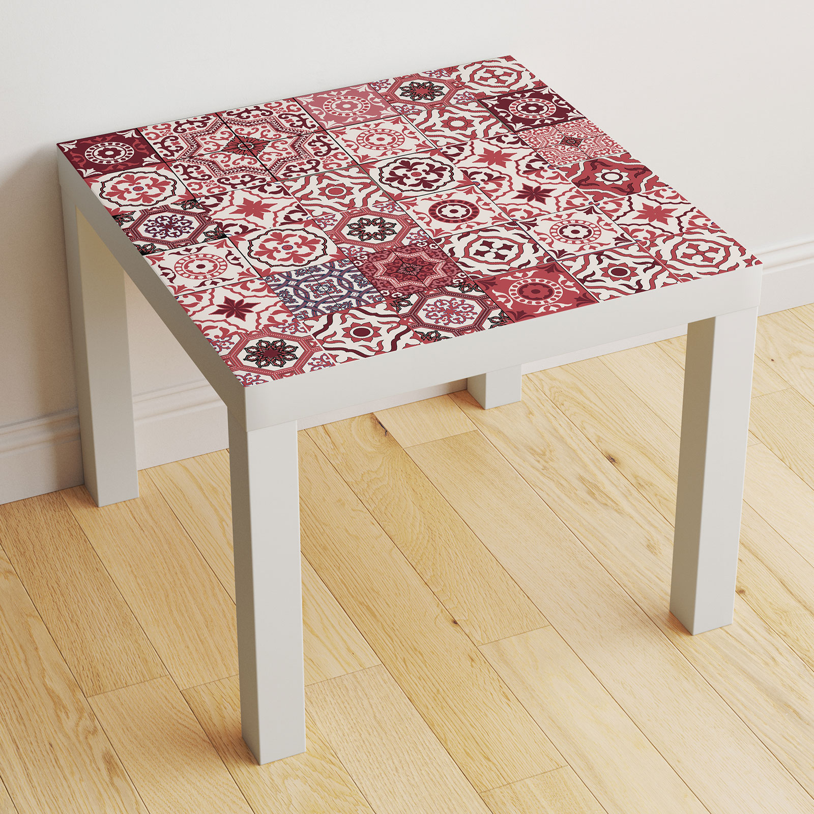 Stickers Table - Motif Carreaux de ciment - Des prix 50% moins cher qu ...