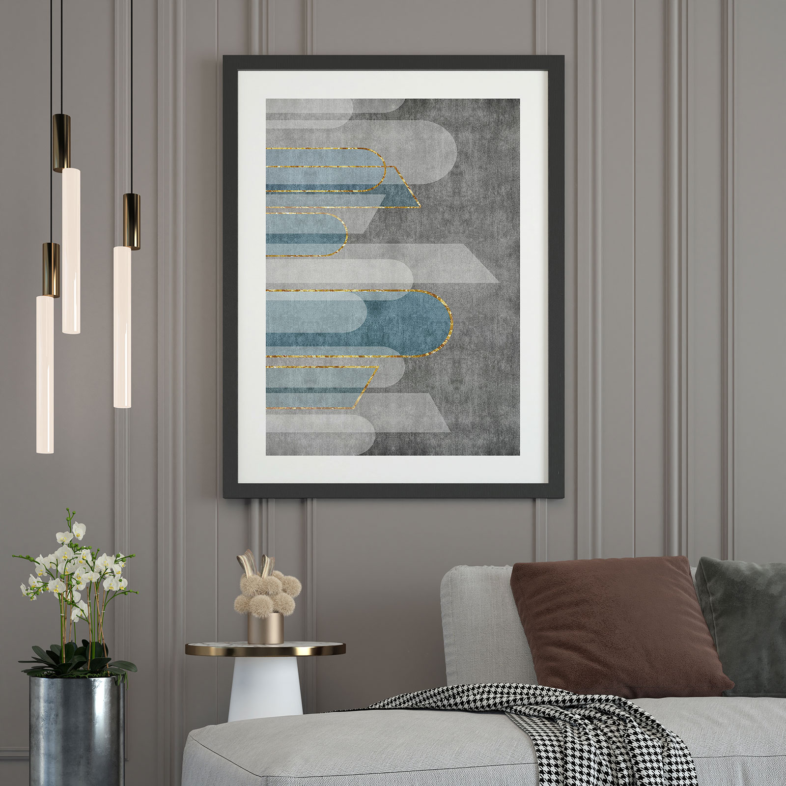 Affiche / Poster - Formes Géométriques - Des prix 50% moins cher qu'en ...