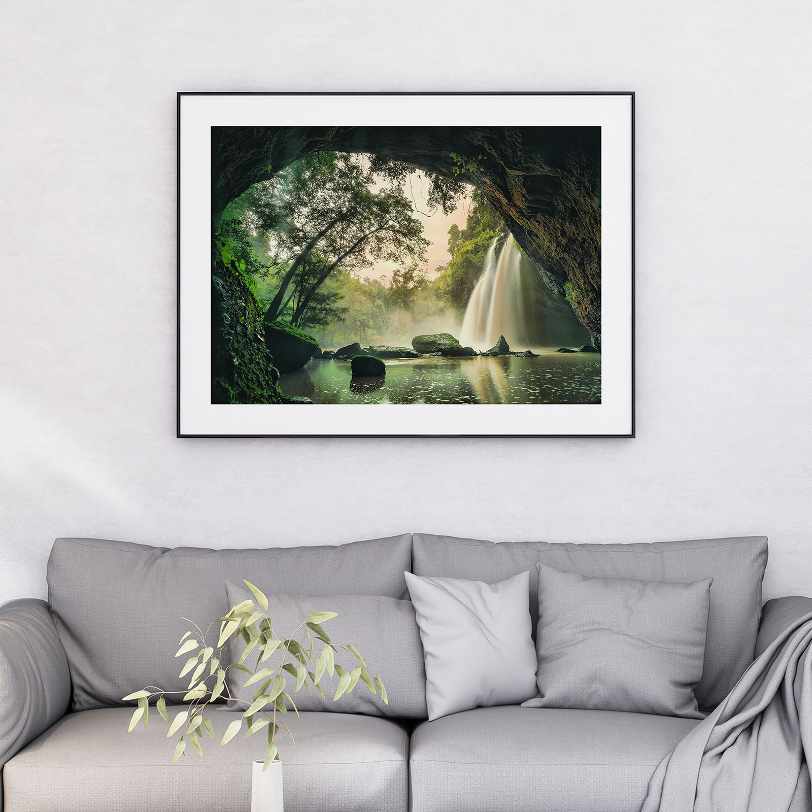 Affiche / Poster - Paysage Cascade - Des prix 50% moins cher qu'en magasin