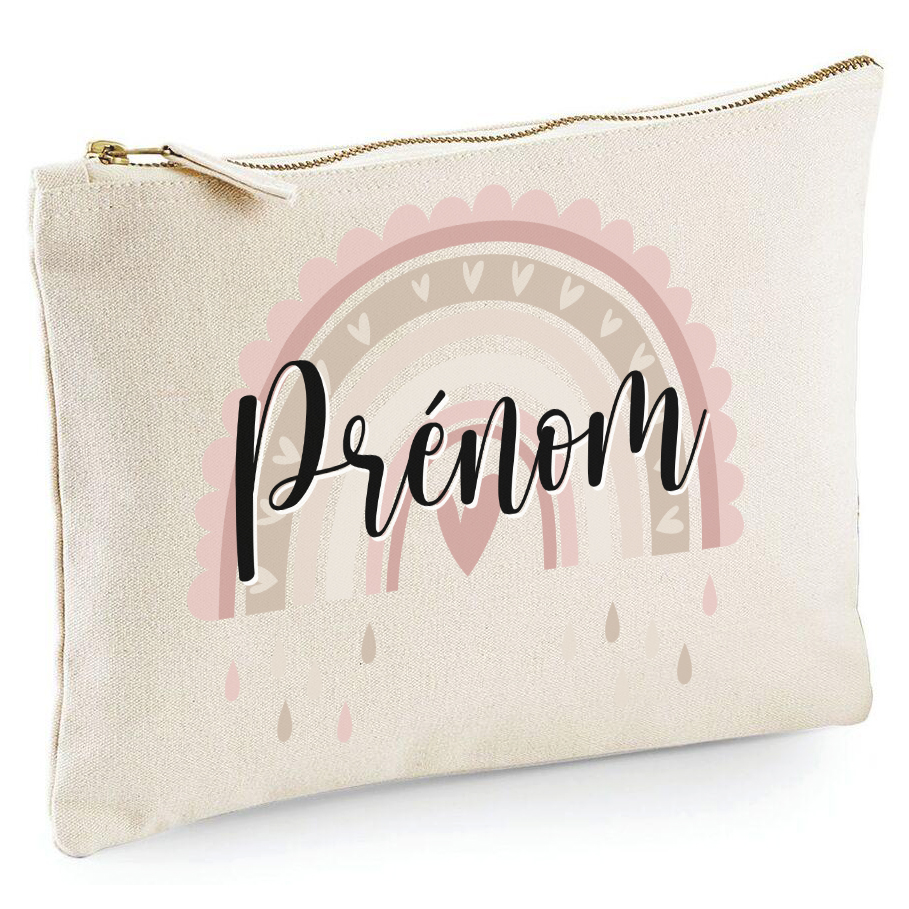 Pochette - Prénom Arc-en-ciel - Des prix 50% moins cher qu'en magasin