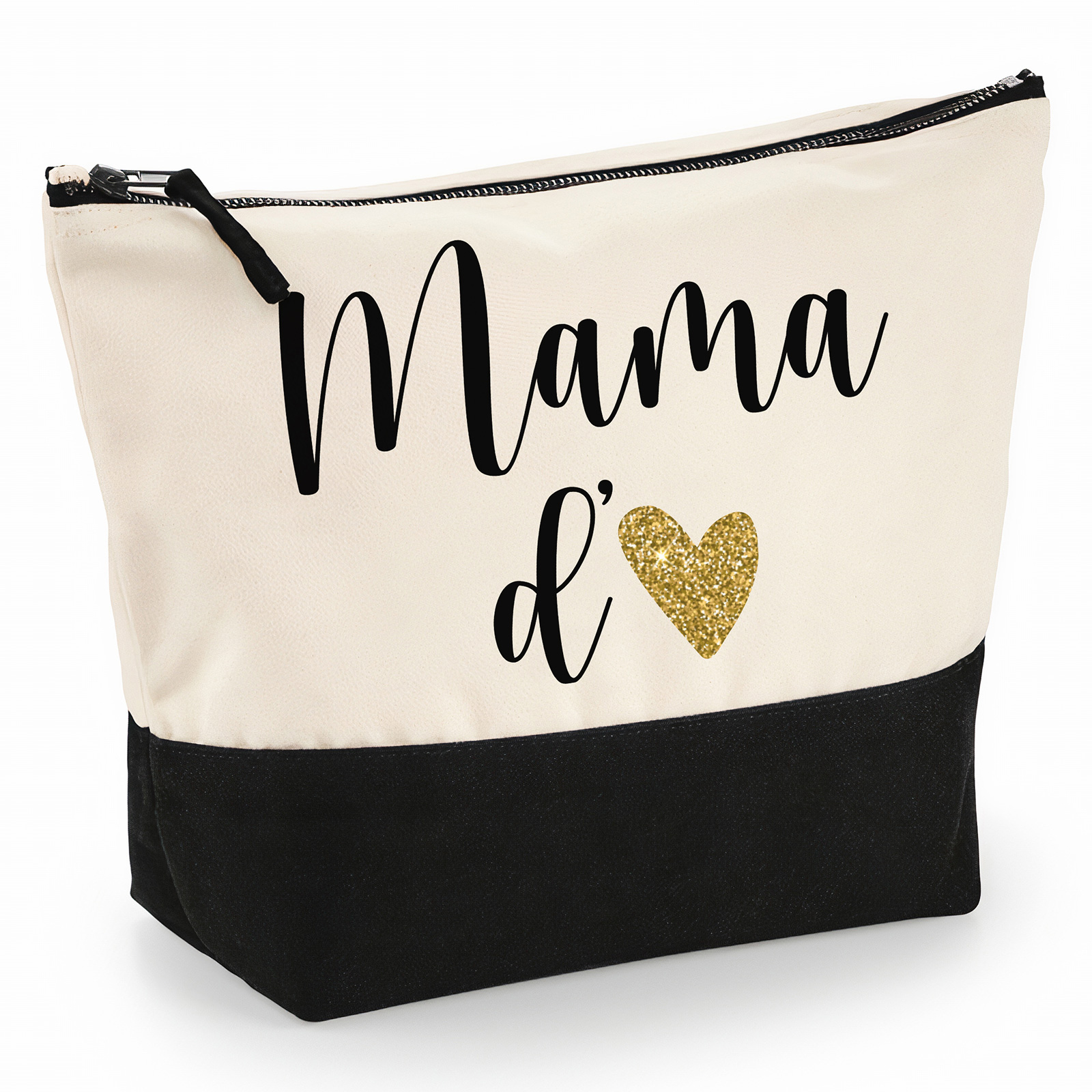 Pochette Coton bi-couleur 28x18 cm - Mama d'amour - Des prix 50% moins ...