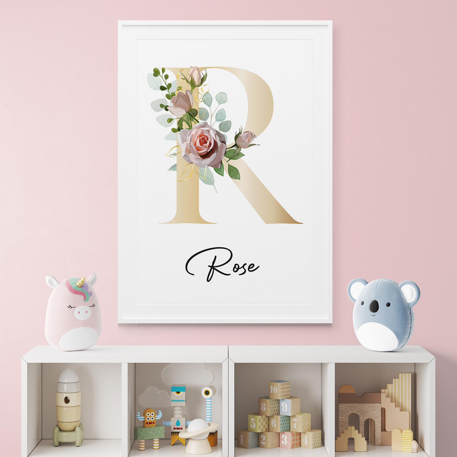Affiche / Poster Monogramme - Lettre R - Des prix 50% moins cher qu'en ...