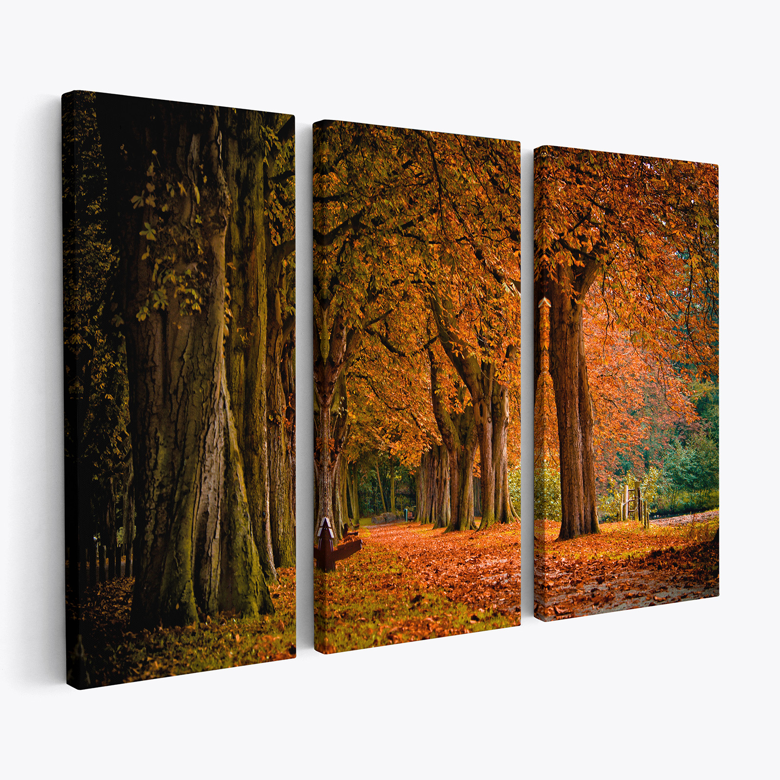 Tableau triptyque sur toile - Automne - Des prix 50% moins cher qu'en ...