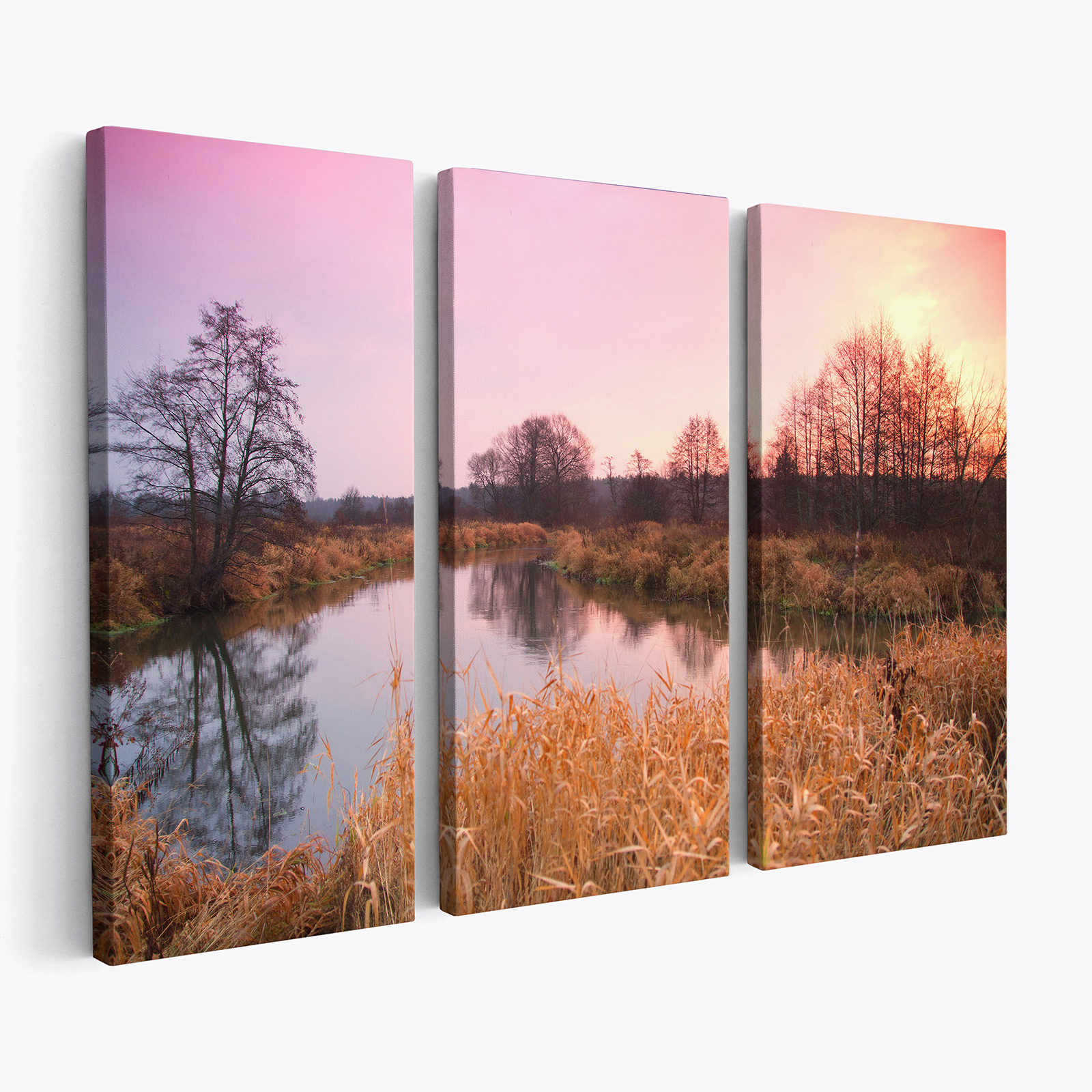 Tableau triptyque sur toile - Paysage - Des prix 50% moins cher qu'en ...