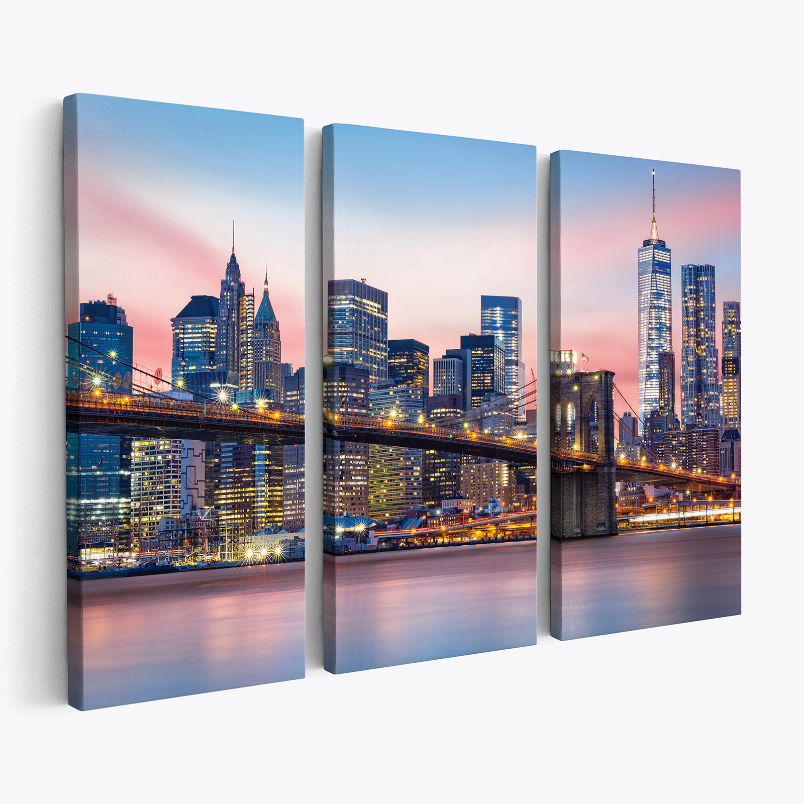 Tableau triptyque sur toile - New York - Des prix 50% moins cher qu'en ...