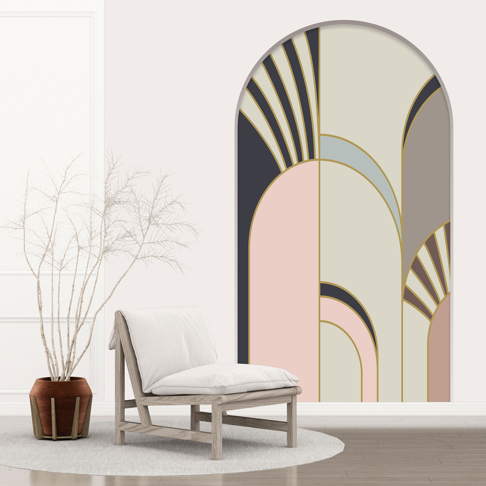 Stickers Trompe l'œil Arche - Voute - Arches Design - Des prix 50% ...